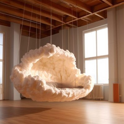 These giant cloud-shaped loungers take your nap to a whole new level