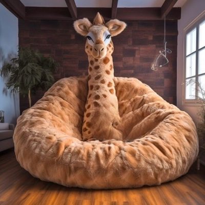 Discover the ultimate in comfort with these oversized animal-shaped ...