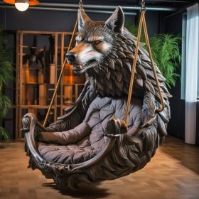 These animal hanging chairs let you swing like you're in the wild