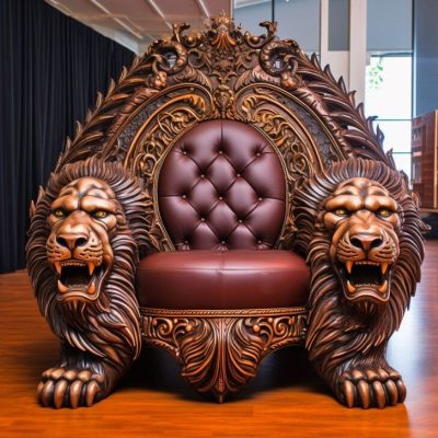 Rule the Jungle with These Enormous Wooden Animal Chairs