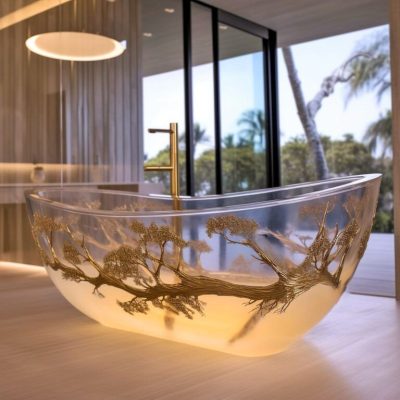 Elevate your master bathroom with these opulent luxury epoxy bathtubs