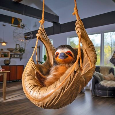 These animal hanging chairs let you swing like you're in the wild