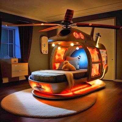 These Helicopter Kids Beds Are Essential for Young Aviators and Future ...