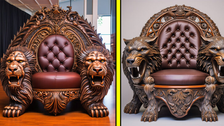 Rule the Jungle with These Enormous Wooden Animal Chairs