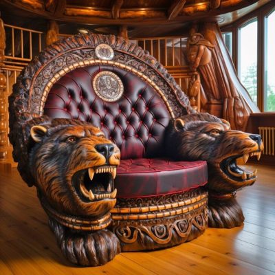 Rule the Jungle with These Enormous Wooden Animal Chairs