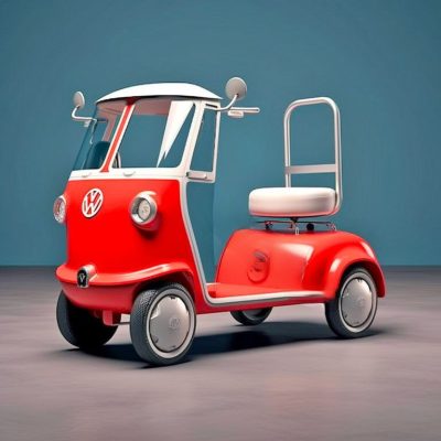 These Volkswagen Hippy Van Mobility Scooters Offer a Nostalgic Ride for ...