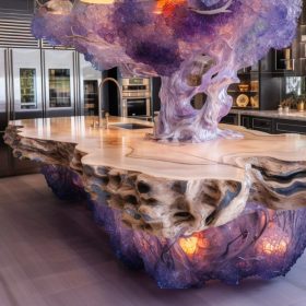 Discover Unprecedented Luxury with Geode and Epoxy Kitchen Islands