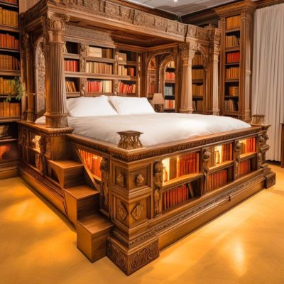 These Library Beds Are a Book Lover's Ultimate Dream