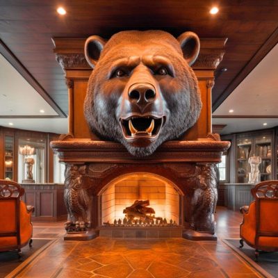 These Enormous Animal-Shaped Fireplaces Will Astonish You!
