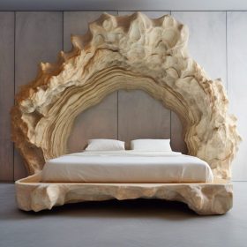 Sleep like a Stone-Age king or queen with these cave bed frames that ...