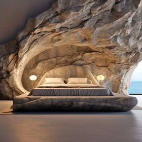 Sleep like a Stone-Age king or queen with these cave bed frames that ...