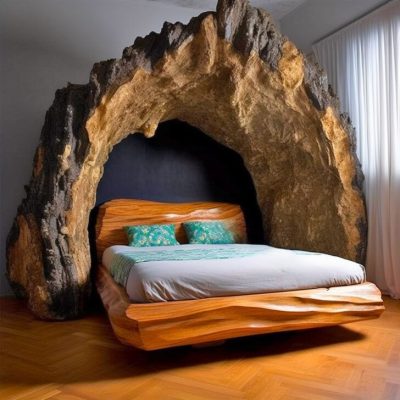 Sleep like a Stone-Age king or queen with these cave bed frames that ...