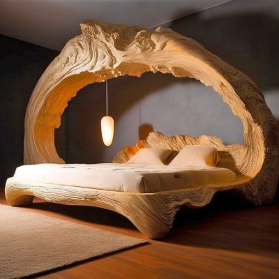 Sleep like a Stone-Age king or queen with these cave bed frames that ...