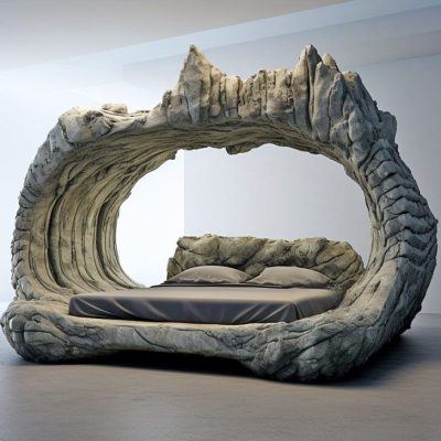 Sleep like a Stone-Age king or queen with these cave bed frames that ...