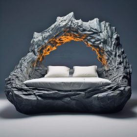 Sleep like a Stone-Age king or queen with these cave bed frames that ...