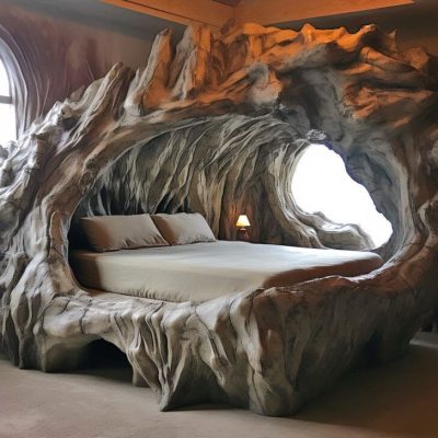 Sleep like a Stone-Age king or queen with these cave bed frames that ...