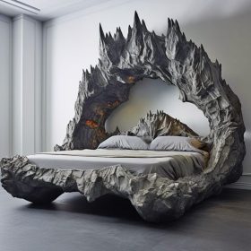 Sleep like a Stone-Age king or queen with these cave bed frames that ...