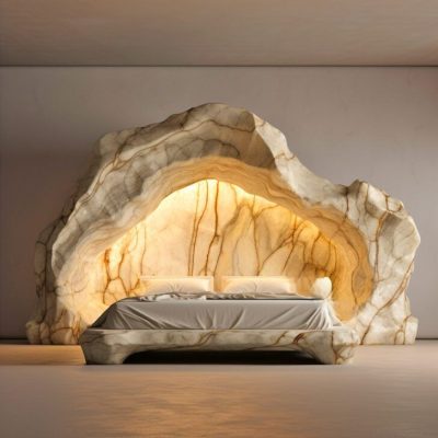 Sleep like a Stone-Age king or queen with these cave bed frames that ...