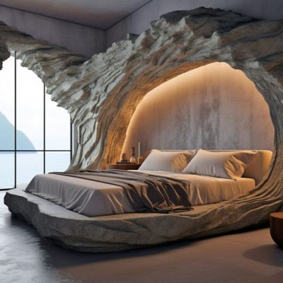 Sleep like a Stone-Age king or queen with these cave bed frames that ...