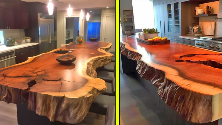 Countertops with Live Edge Designs Are Gaining Popularity and We Can't ...