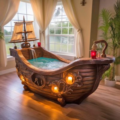 Discover These Pirate Ship Bathtubs – A Unique Home Treasure!