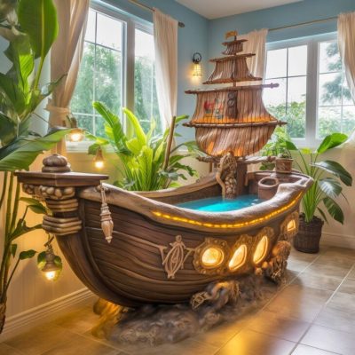 Discover These Pirate Ship Bathtubs – A Unique Home Treasure!