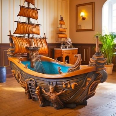 Discover These Pirate Ship Bathtubs – A Unique Home Treasure!