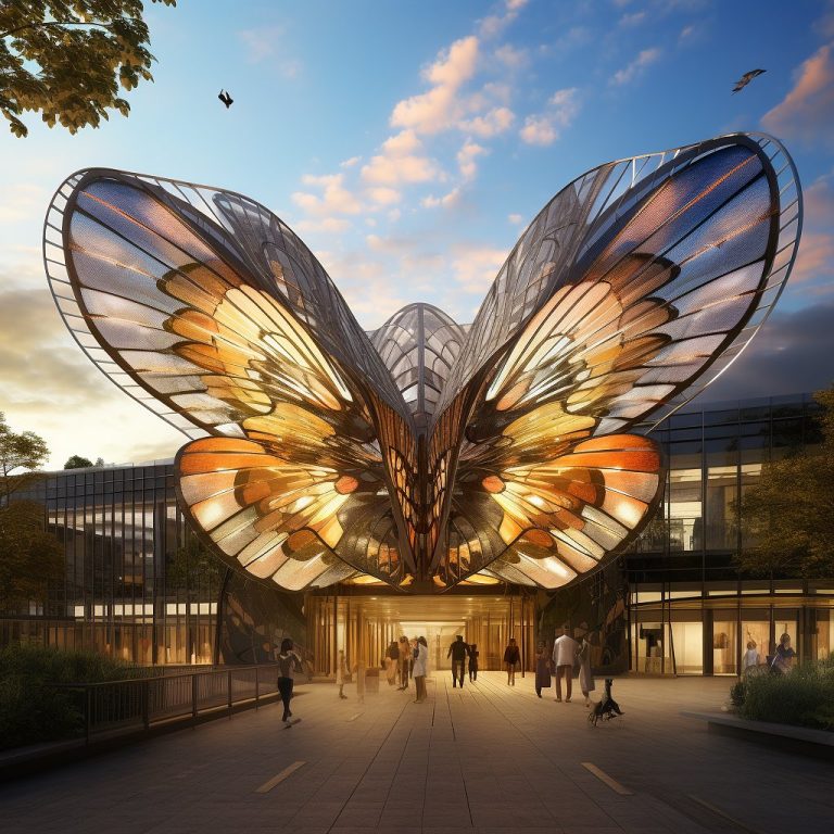 Revolutionary Building Design: Solar-Powered Butterfly Wings Adapt to ...