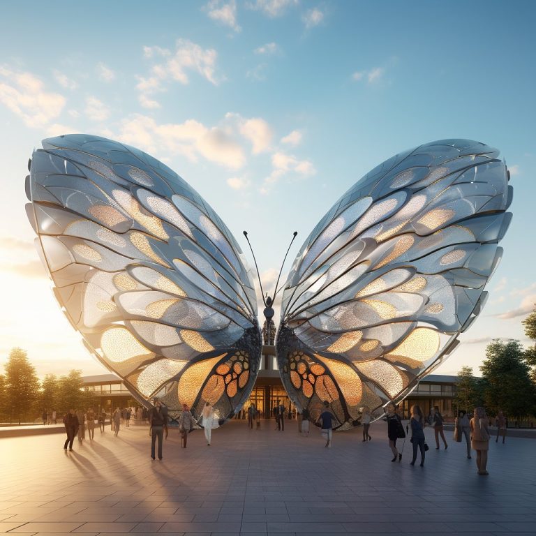 Revolutionary Building Design: Solar-Powered Butterfly Wings Adapt to ...