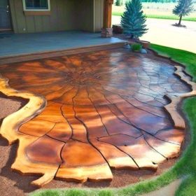 Stamped Concrete That Looks Like Wood: A Guide to Achieving a Wood-Like ...