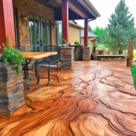Stamped Concrete That Looks Like Wood: A Guide to Achieving a Wood-Like ...