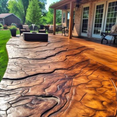 Stamped Concrete That Looks Like Wood: A Guide to Achieving a Wood-Like ...