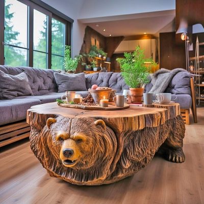 Get ready to be amazed by these wooden animal coffee tables that will ...