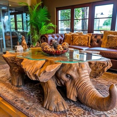 Get ready to be amazed by these wooden animal coffee tables that will ...