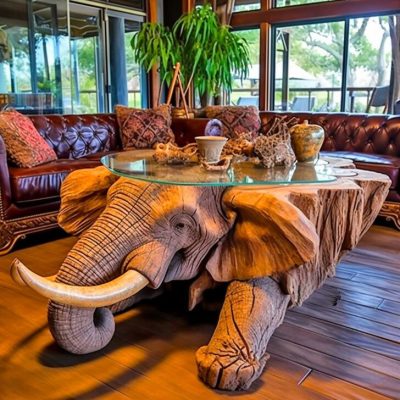 Get ready to be amazed by these wooden animal coffee tables that will ...