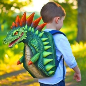 Get Your Kids Roaring with These 3D Dinosaur Shaped Backpacks!