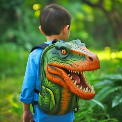 Get Your Kids Roaring with These 3D Dinosaur Shaped Backpacks!