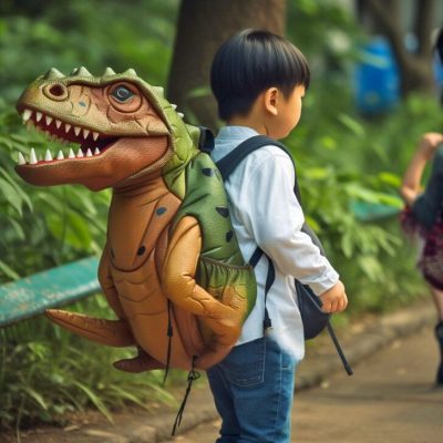Get Your Kids Roaring with These 3D Dinosaur Shaped Backpacks!