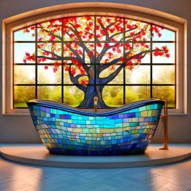 The Beauty of Glass and Water: Stained Glass Bathtubs Unveiled