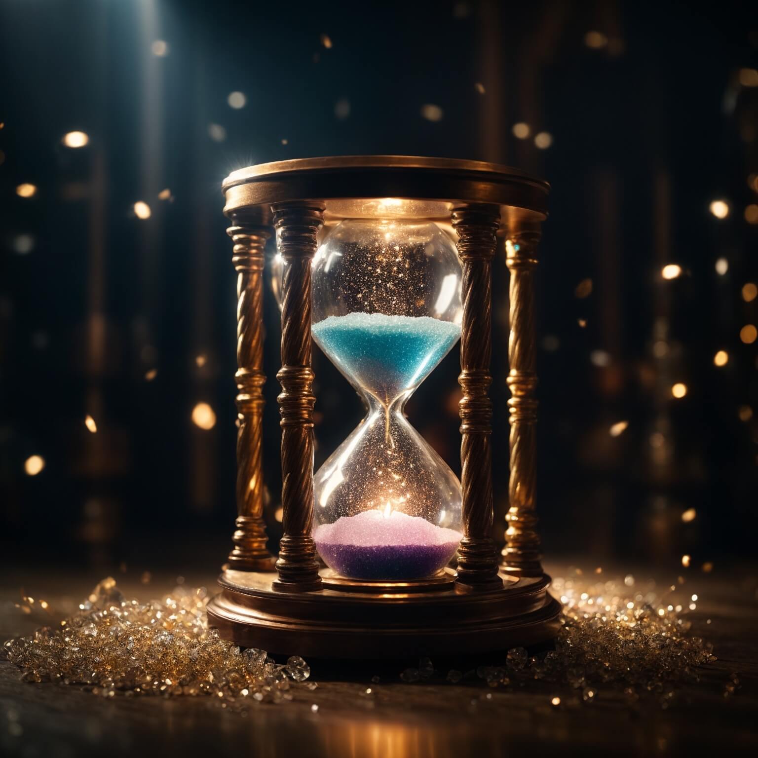 Counting Down the Eerie Moments: Halloween Hourglass Decor