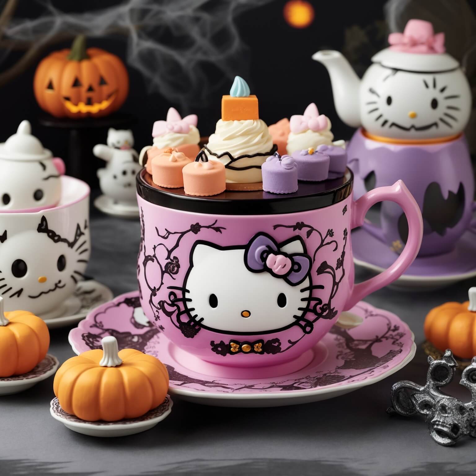 Hello Kitty Halloween Mug: Sipping Spooktacular Charm!