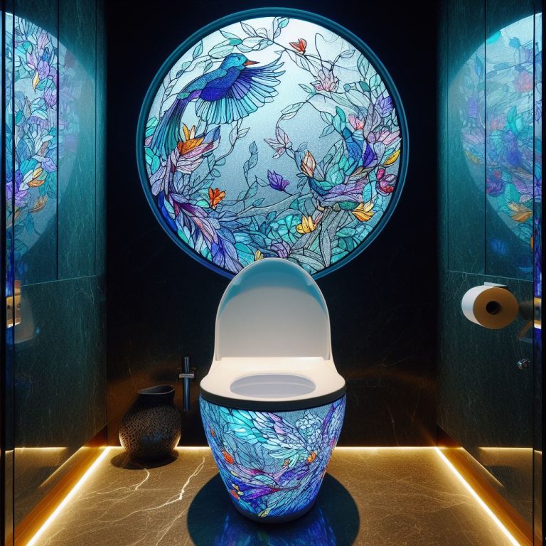 Transforming Your Bathroom with Animal-Inspired Stained Glass Toilets ...