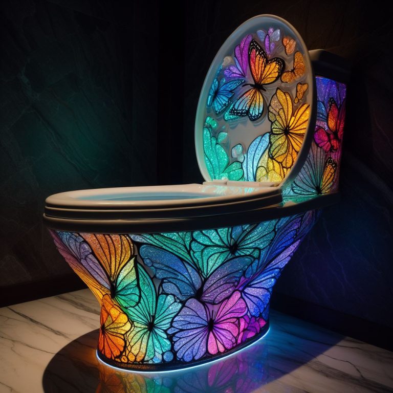 Transforming Your Bathroom with Animal-Inspired Stained Glass Toilets ...