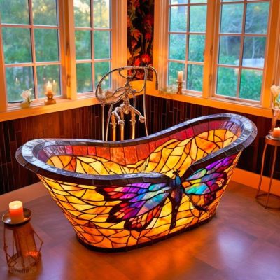 The Beauty of Glass and Water: Stained Glass Bathtubs Unveiled