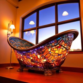 The Beauty of Glass and Water: Stained Glass Bathtubs Unveiled