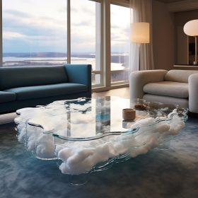 Bringing the Sky to Your Living Room: Cloudscape Coffee Tables