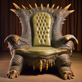 Transform Your Living Room with These Crocodile Chairs Inspired by the ...