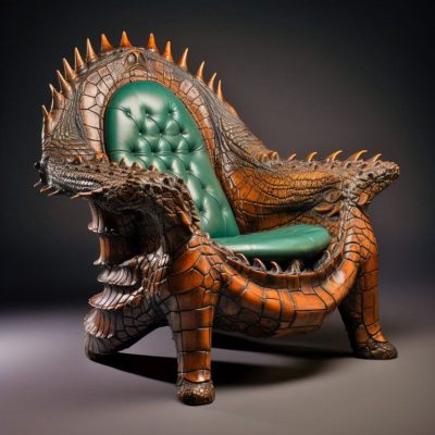 Transform Your Living Room with These Crocodile Chairs Inspired by the ...