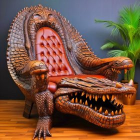 Transform Your Living Room with These Crocodile Chairs Inspired by the ...