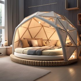Experience the Arctic in Your Bedroom: The Igloo-Inspired Bed